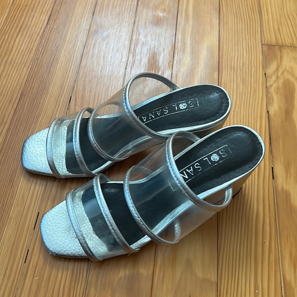 Sol Sana | Shoes | Sol Sana Clear Strap Heels | Poshmark
